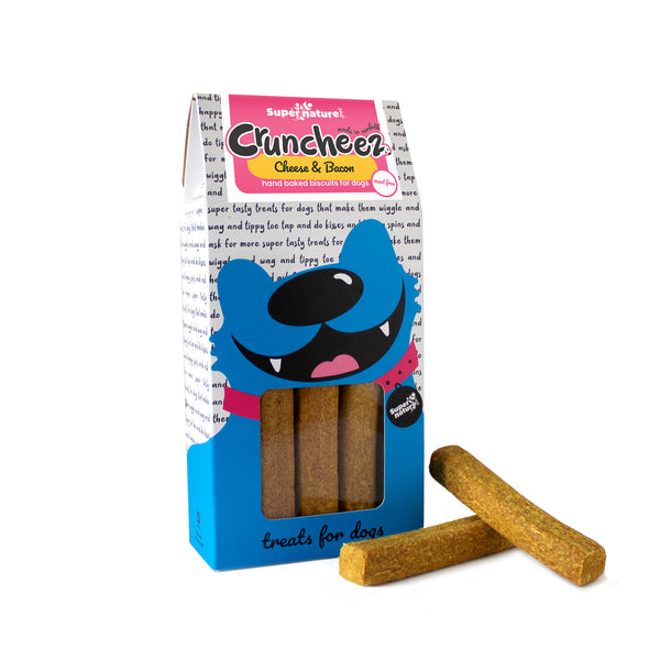 Cruncheez Cheese & Bacon Biscuit Batons 250g – Supernature Pet
